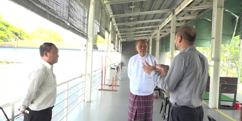 Sports Sector: MOSYA Union Minister inspects sports facilities | Myanmar International TV